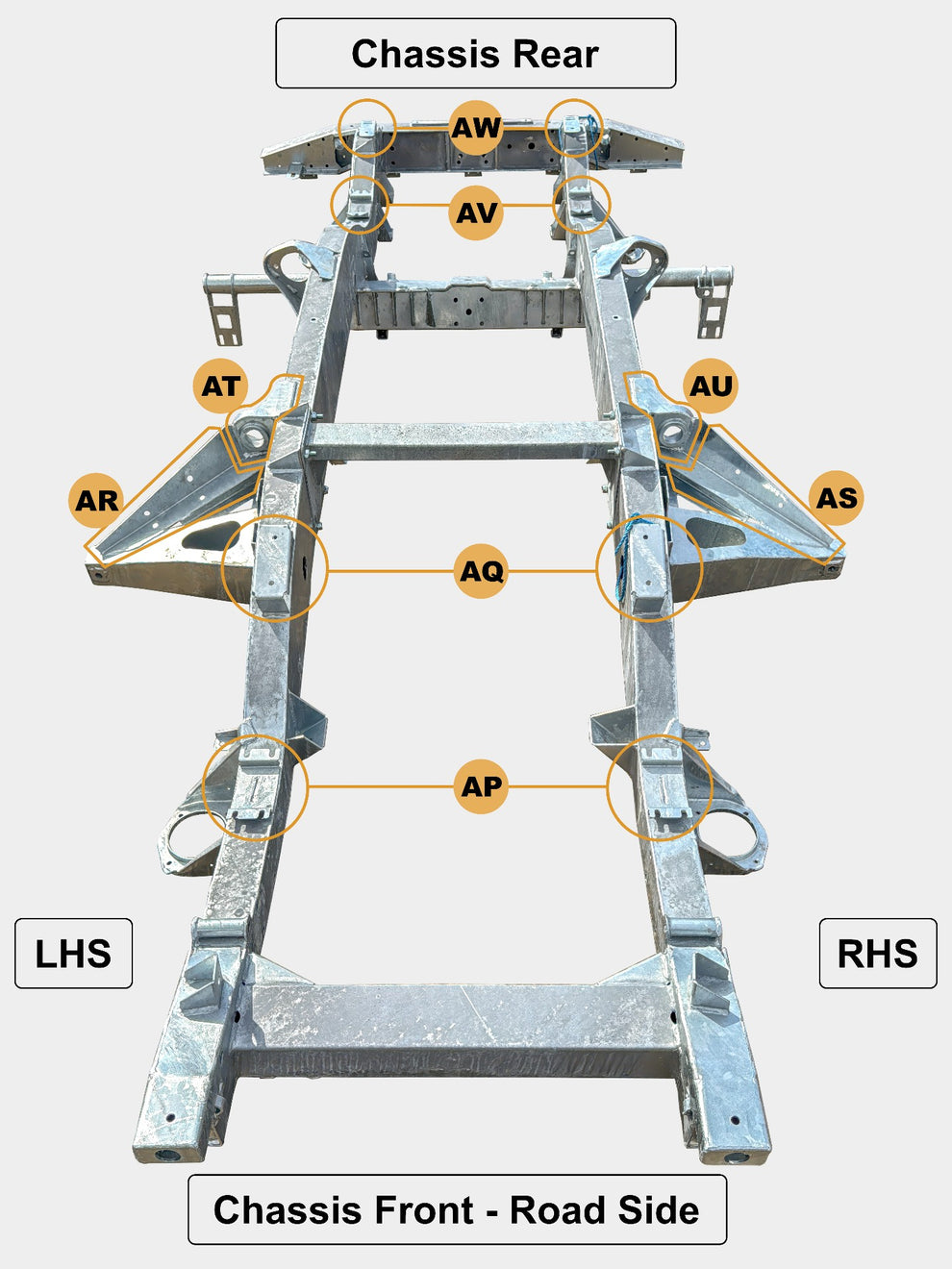 Defender 90 A-Frame Cross Member - V8 / 200tdi / 300tdi / td5 ...
