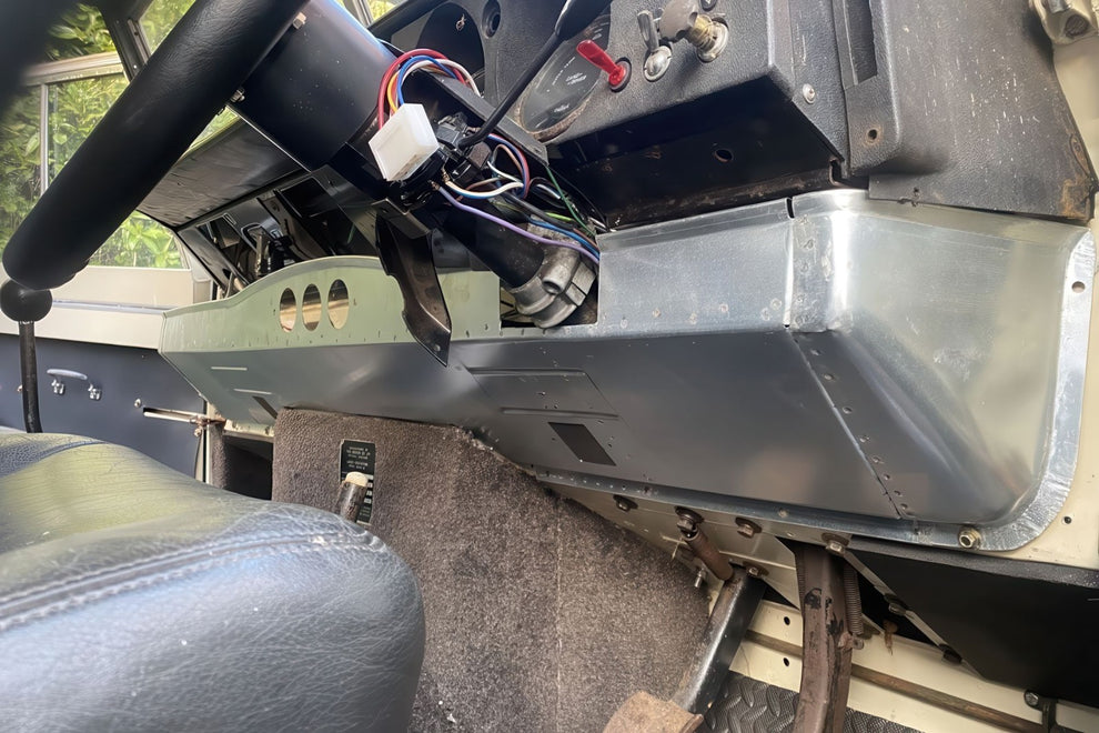 Galvanised Lower Dashboard & Wiper Motor Cover - Defender & Series 3 ...