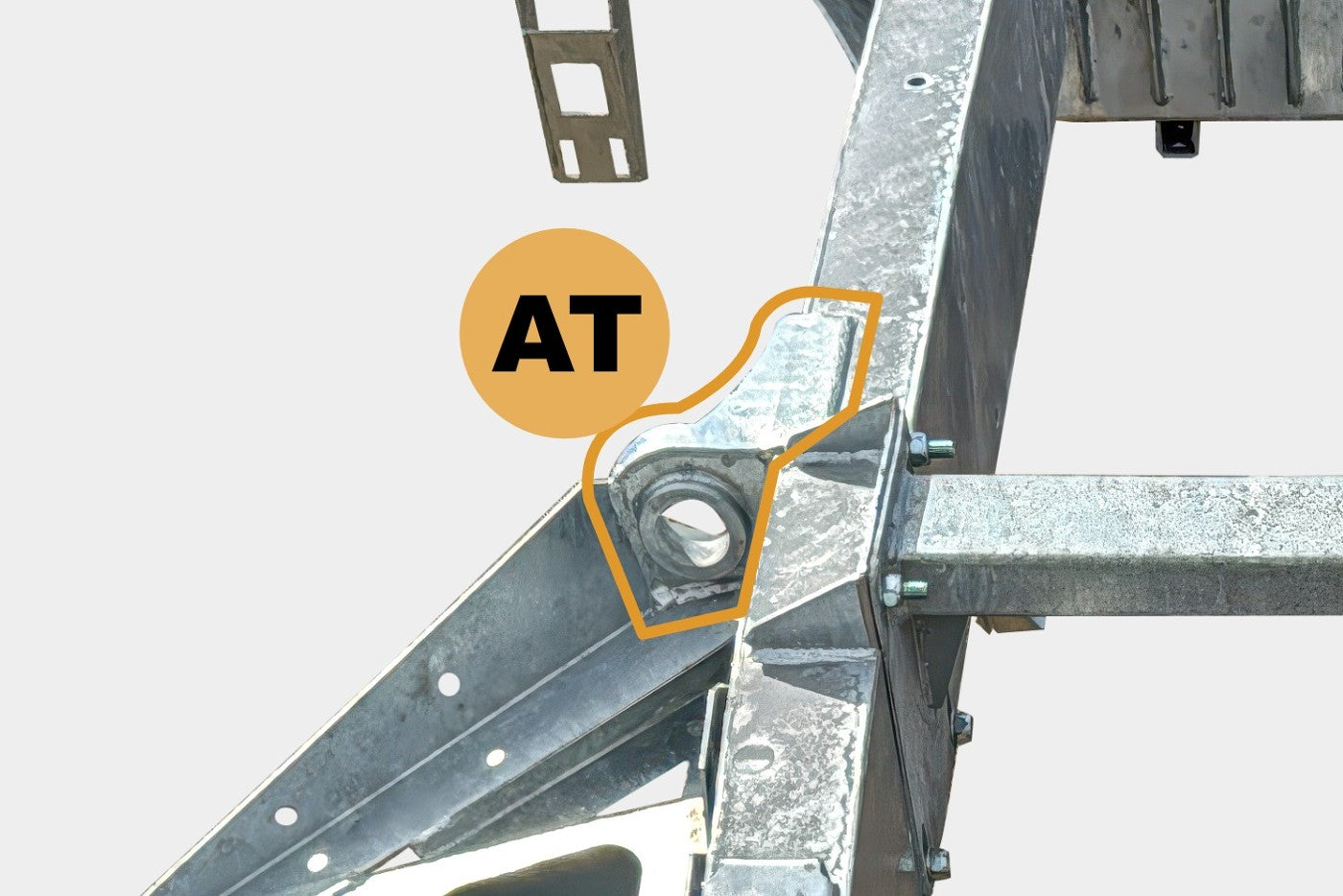 LHS Radius Arm Chassis Bracket for Defender – ShielderChassis