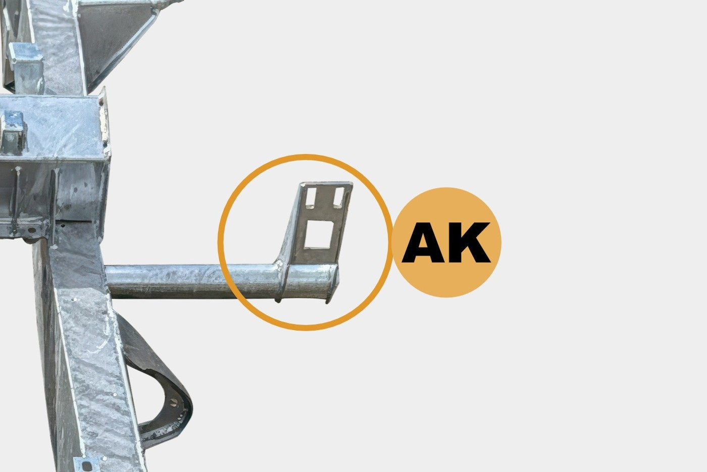 LHS Rear Tubular Outrigger – Defender 90 (STC8648) – ShielderChassis