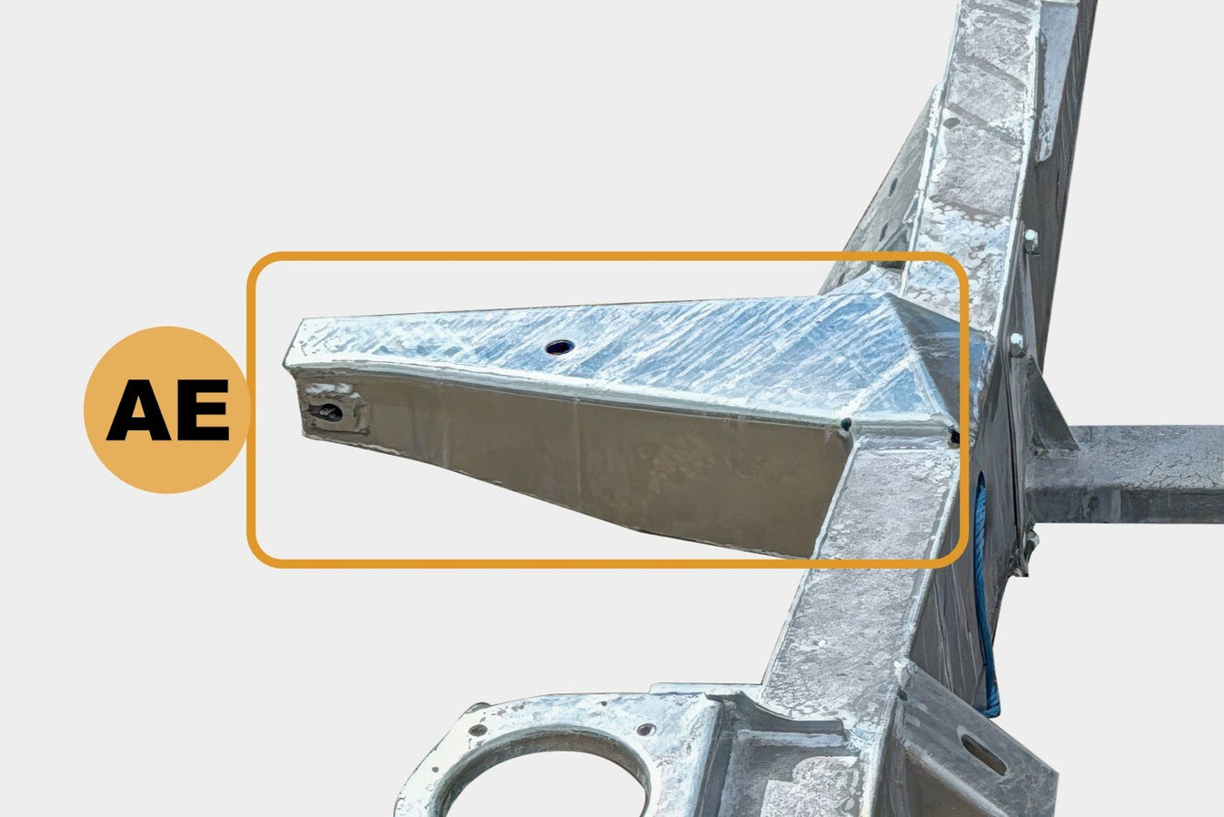 RHS Bulkhead Outrigger Defender 90/110/130 (STC8354) – ShielderChassis