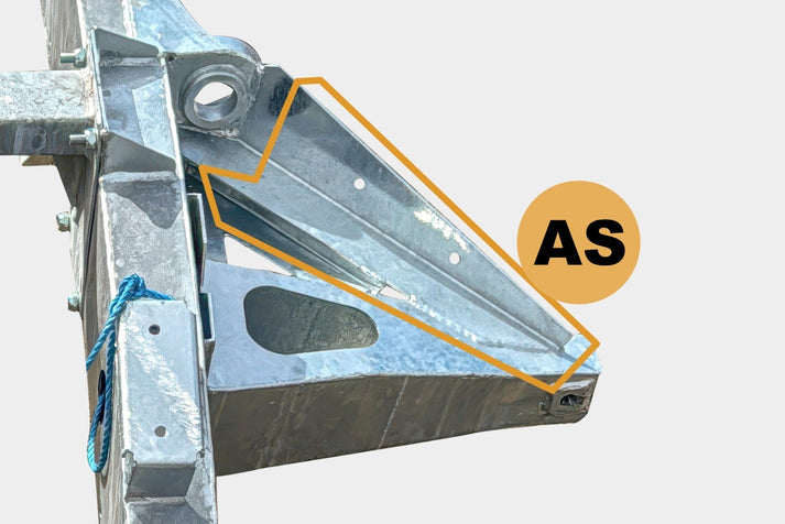 RHS Bulkhead Outrigger Tie Bracket for Defender – ShielderChassis