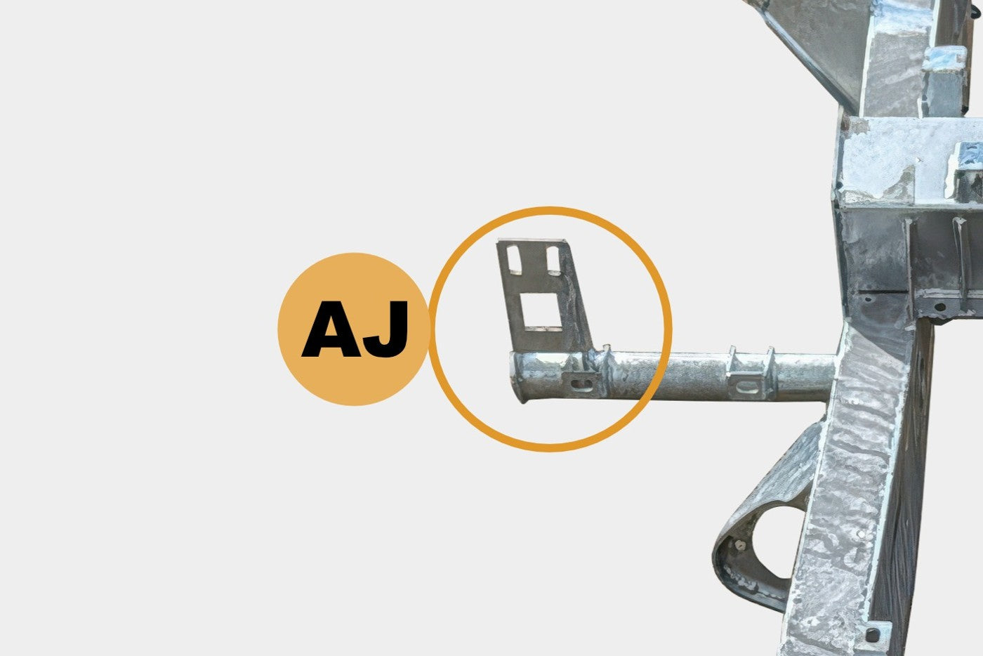 RHS Rear Tubular Outrigger – Defender 90 (STC8648) – ShielderChassis